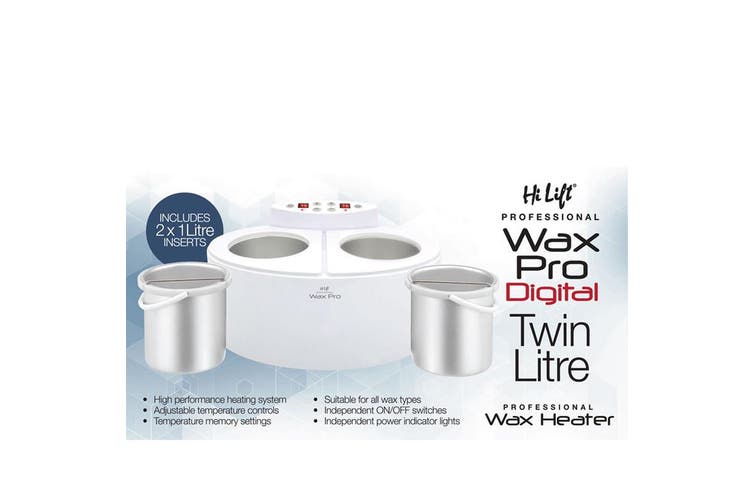 Hi Lift Wax Pro Digital Twin Litre – Elite Salon Supplies