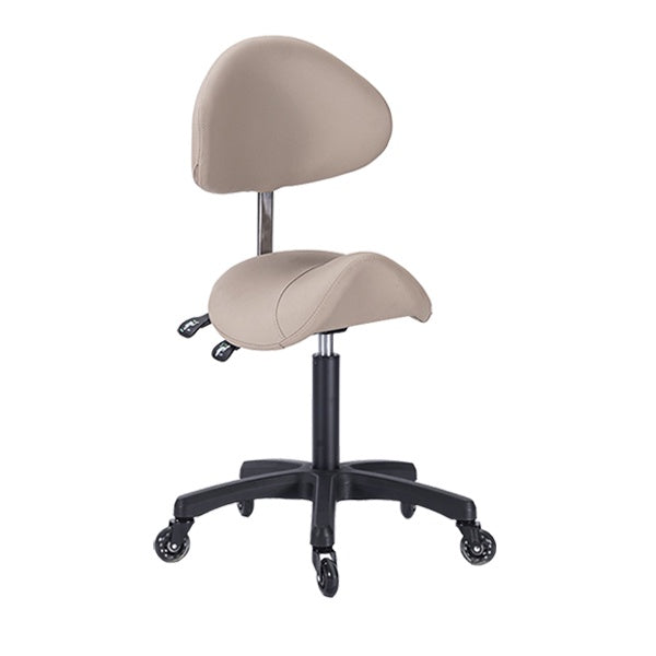 Saddle Medi Stool With Tilt - Latte – Elite Salon Supplies